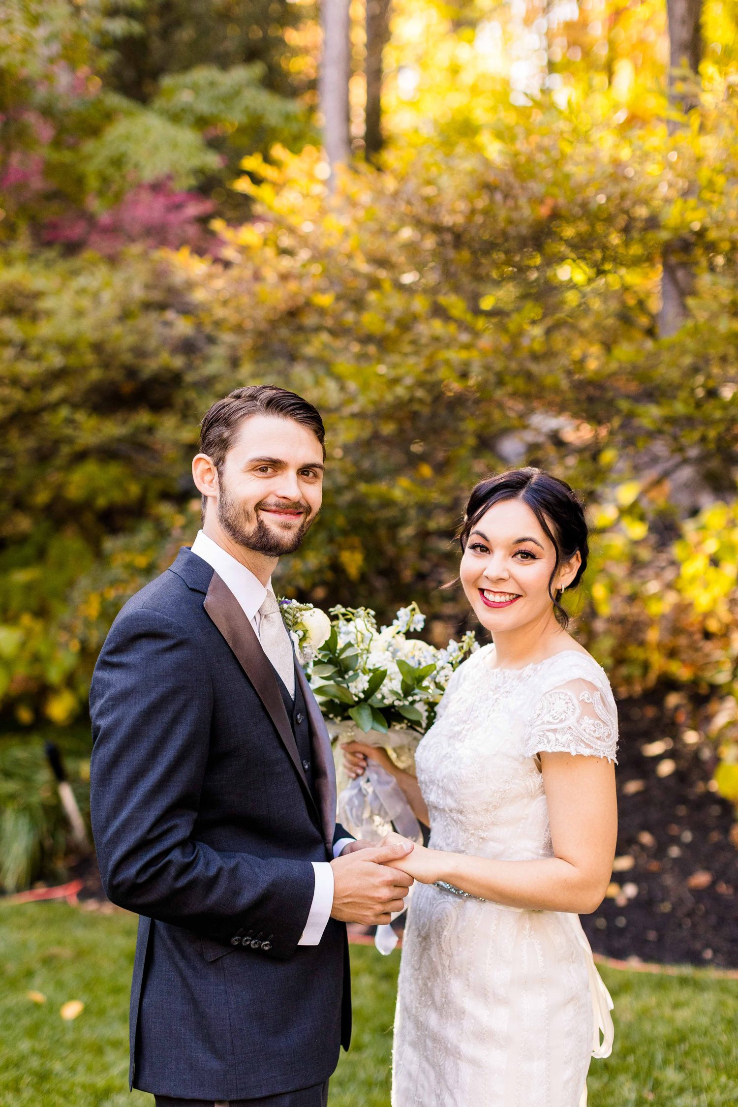 Backyard NJ Micro Wedding | Tomoe + Kyle » Erika Koop Photography