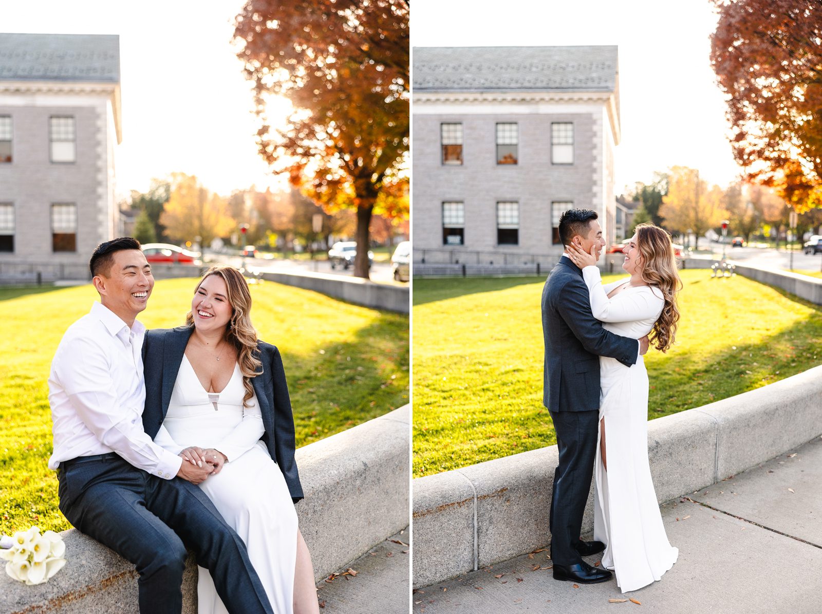 Madison NJ Courthouse Elopement | Jay + Rugile » Erika Koop Photography