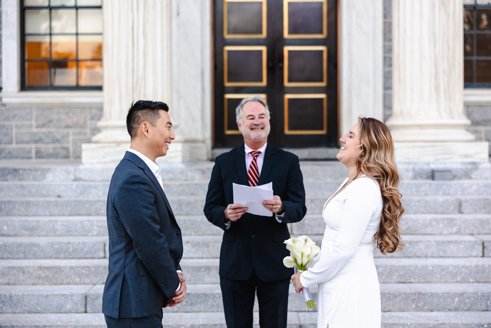 Madison NJ Courthouse Elopement | Jay + Rugile » Erika Koop Photography